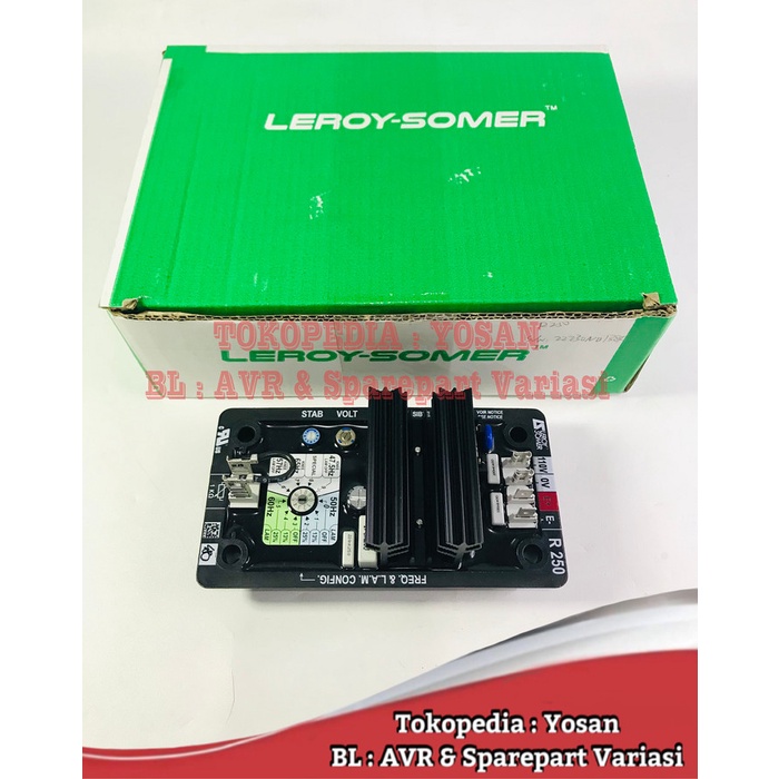 Jual AVR GENERATOR R250 GENUINE ORIGINAL LEROY SOMER R 250 AVR GENSET | Shopee Indonesia