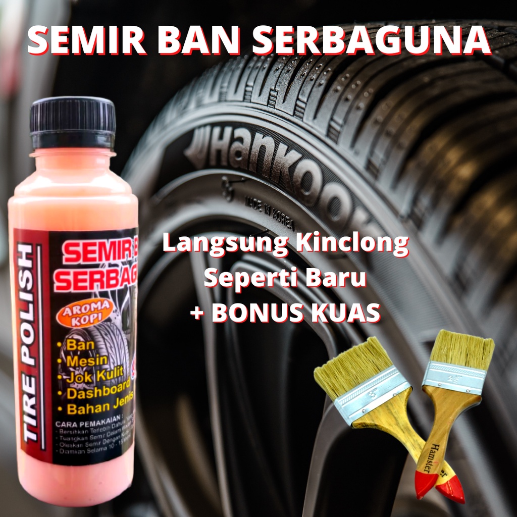 Jual TERMURAH SEMIR BAN SERBAGUNA 250ML SAE PREMIUM AROMA KOPI BISA COD ...