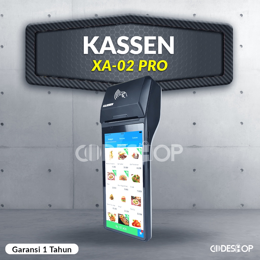 Jual Mesin Kasir Android All In One POS Touchscreen KASSEN XA-02 PRO ...