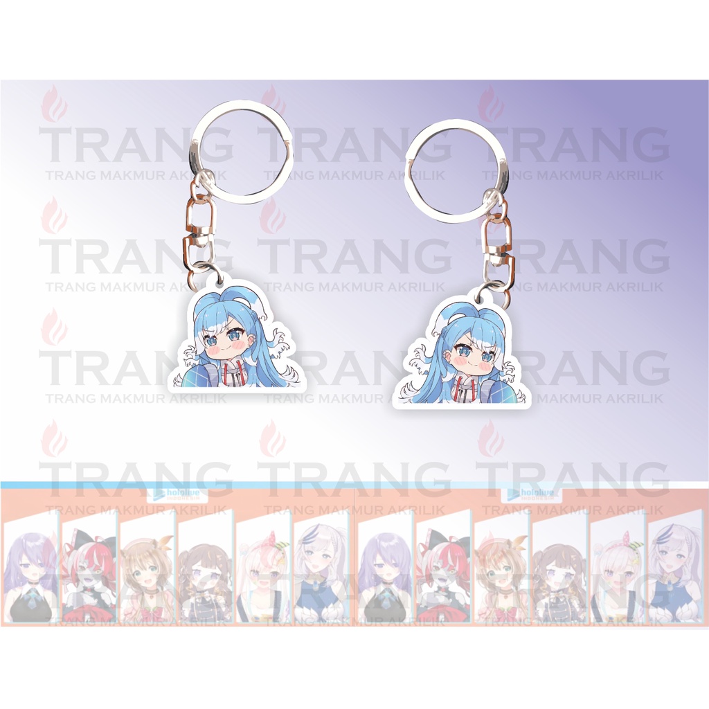 Jual Gantungan Kunci Akrilik VTuber Hololive/Acrylic Keychain VTuber ...