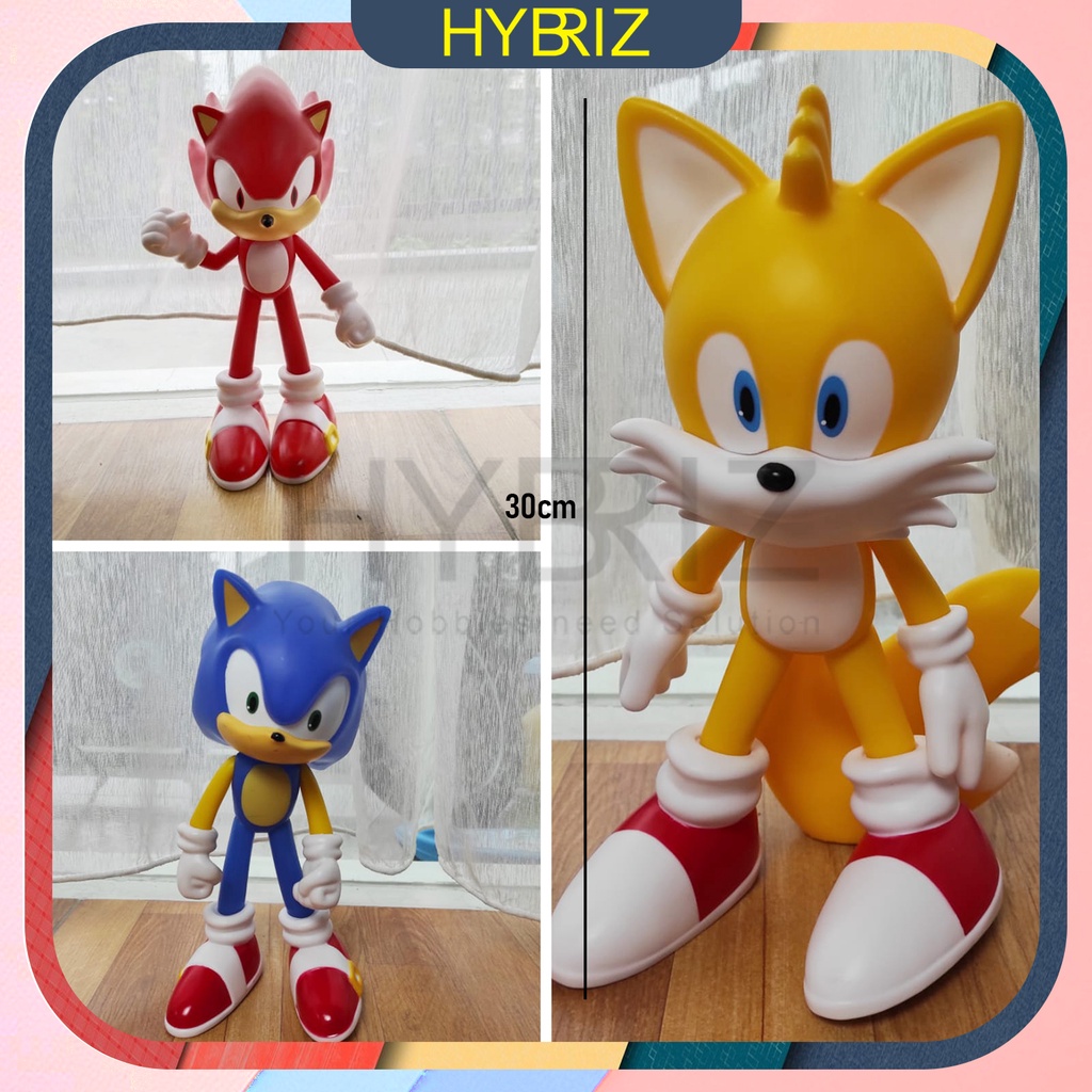 Jual mainan figur sonic big figure sonic | Shopee Indonesia