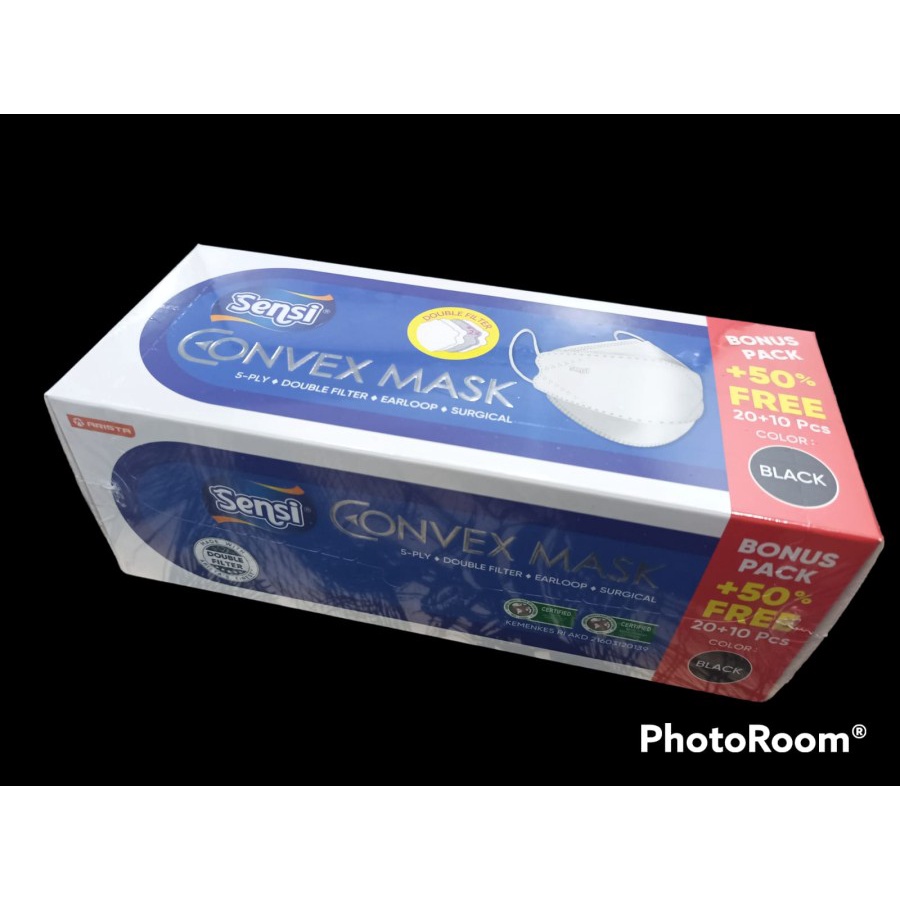 Jual Masker SENSI CONVEX Mask 4Ply EVO EARLOOP KF94 SENSI isi 20pcs ...