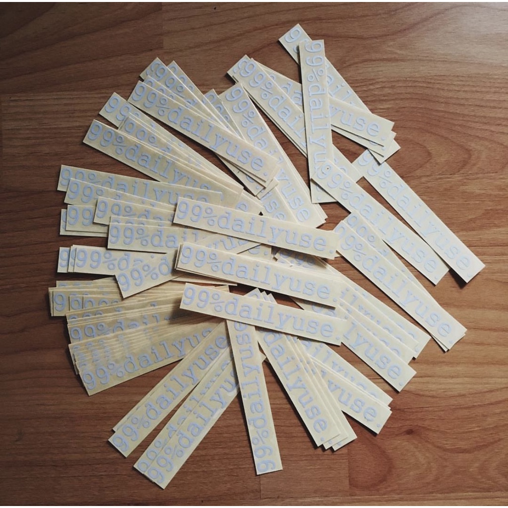 Jual Signature Cutting Stickers 99%dailyuse. | Shopee Indonesia