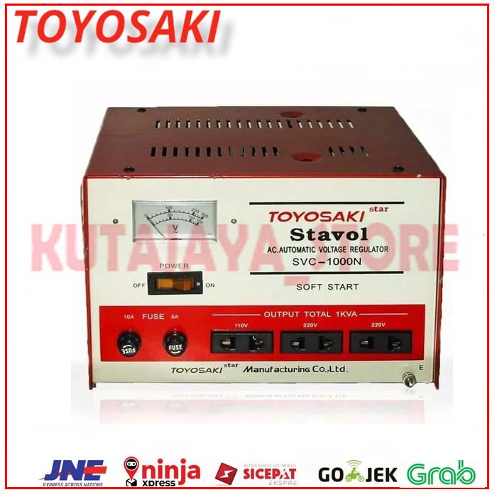 Jual STABILIZER STAVOL TOYOSAKI 1000 WATT | Shopee Indonesia