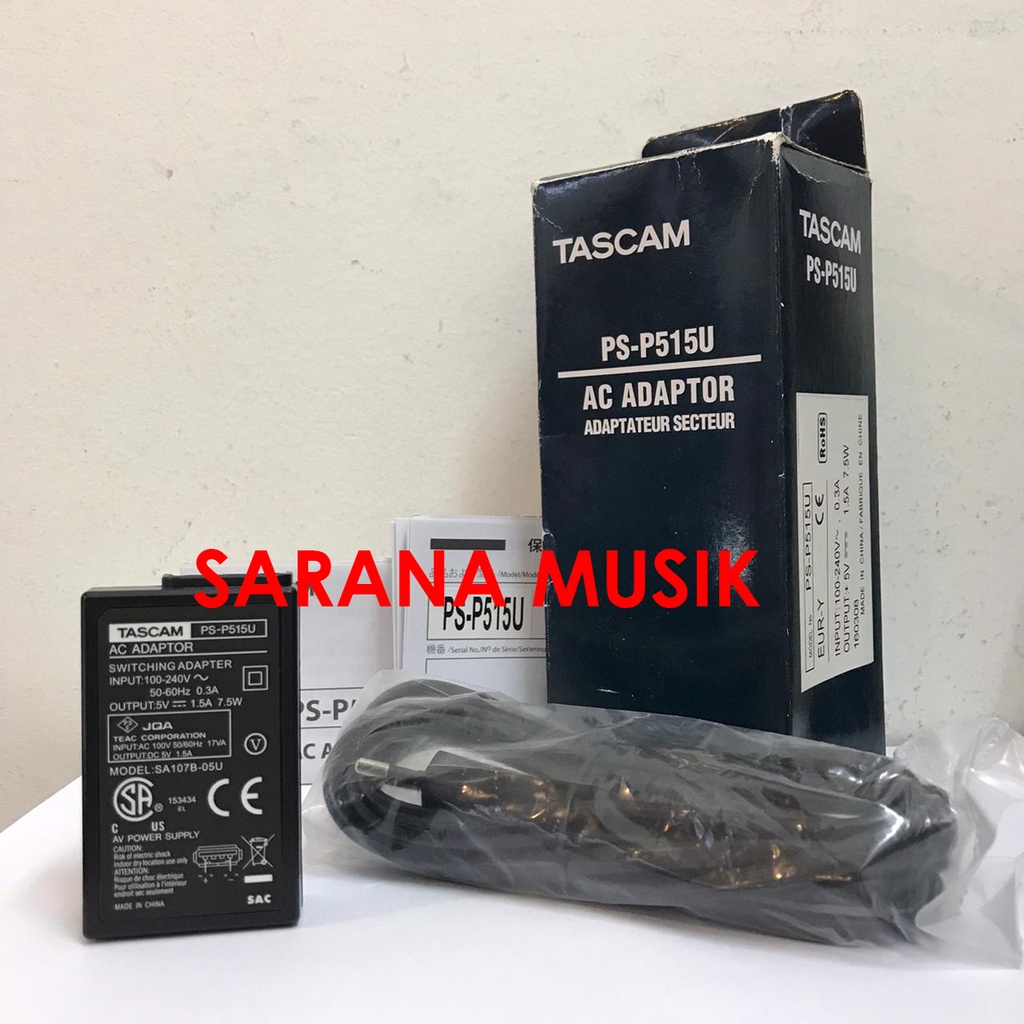 Jual Tascam PS-P515U AC to USB Power Adapter Tascam PS-P515U Tascam PS ...