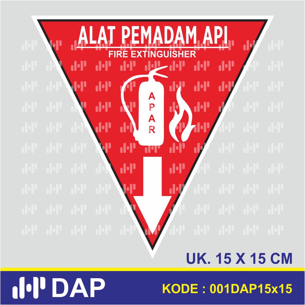 Jual 001 - STICKER APAR - VINNYL - TERBAIK | Shopee Indonesia
