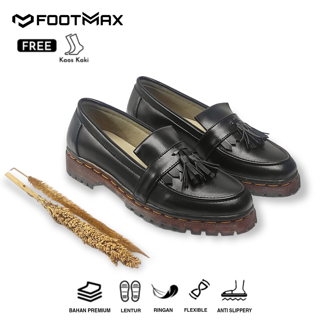 Jual Sepatu Docmart Wanita Casual Formal Sepatu Kerja Wanita Slip On ...
