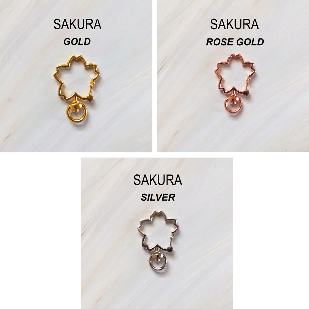 Jual Lobster Clasp Jumbo Kucing Kelinci Sakura Keychain Gantungan Kunci ...