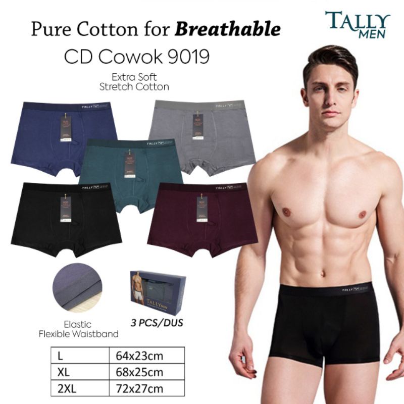 Jual BOXER COWOK MAN 9019 TALLY - TALLY MAN 9017 BOXER CELANA DALAM ...