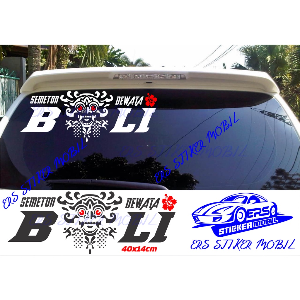 Jual STIKER MOBIL STICKER SEMETON STIKER BALI UNIVERSAL MOBIL CUTTING ...