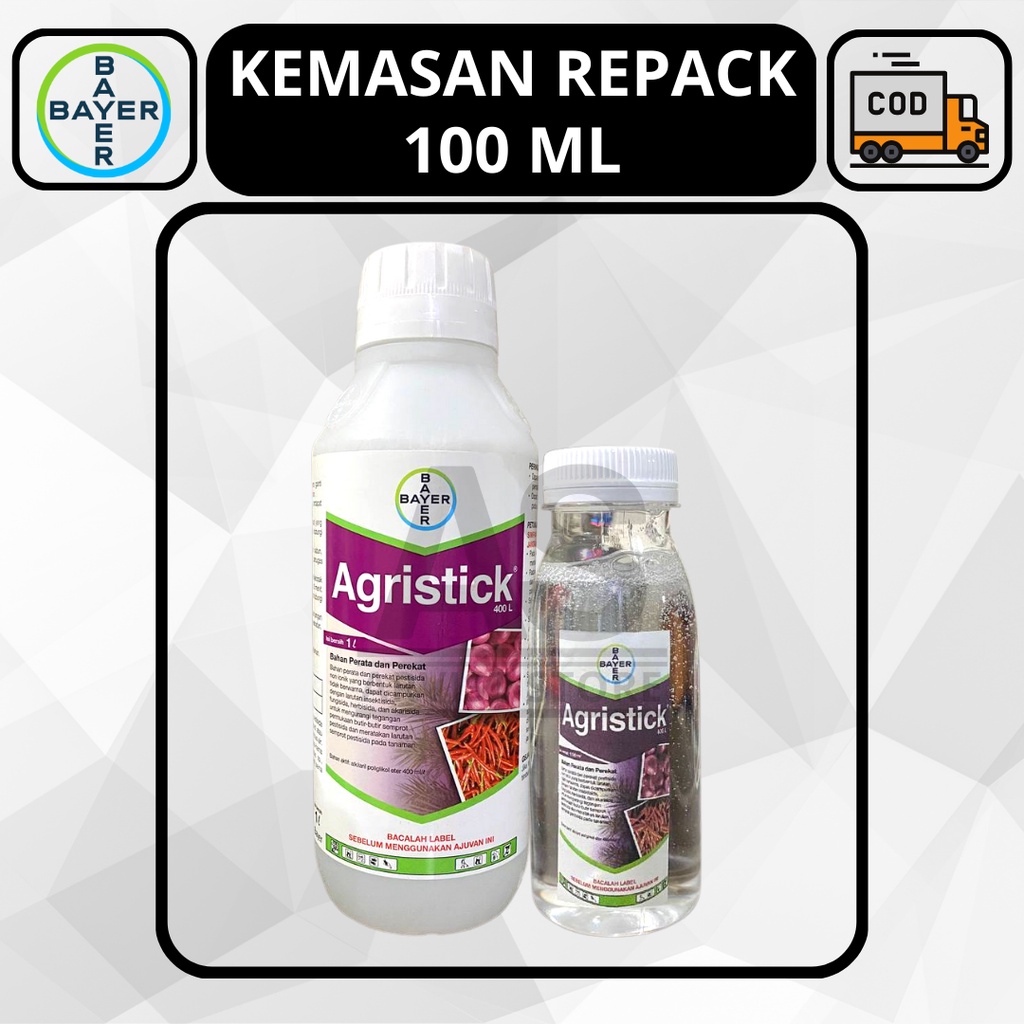Jual AGRISTICK 400L Kemasan Repack 100ml Perekat Perata Pestisida ...