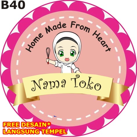 Jual STIKER BULAT ISI 26 PCS| STIKER PRODUK | STIKER KEMASAN | STIKER ...