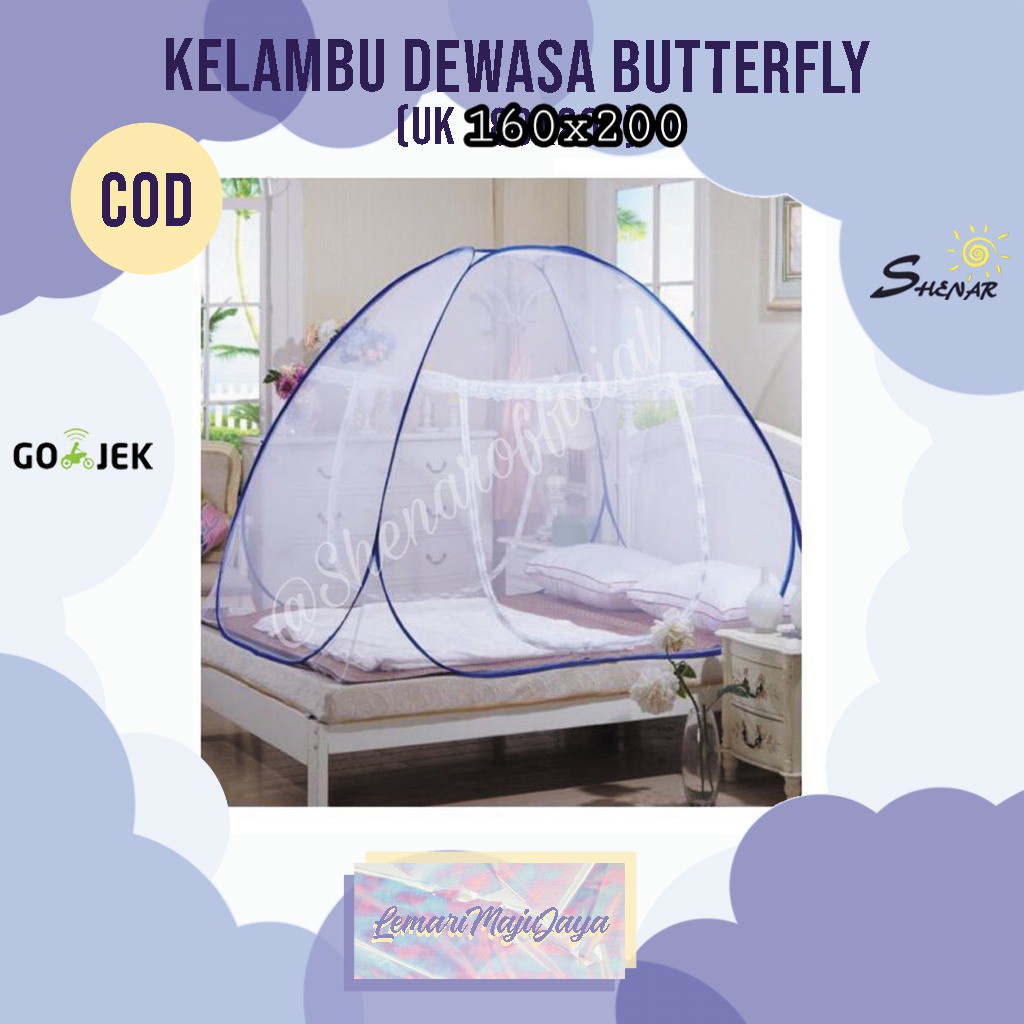 Jual KELAMBU BUTTERFLY 100% ORI!!! / Kelambu Tempat Tidur Dewasa ...