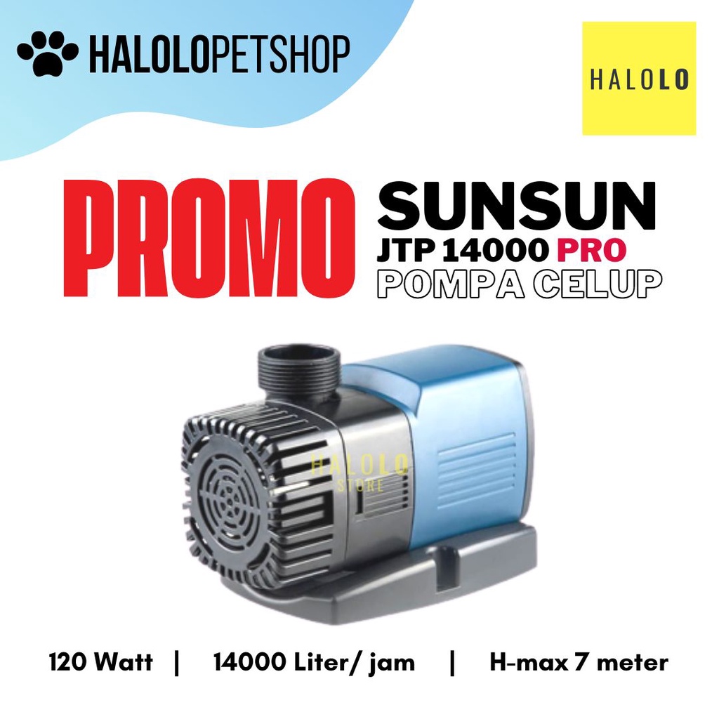 Jual PROMO Sunsun JTP 14000 PRO Pompa Celup Kolam 14000 Liter Hemat Listrik | Shopee Indonesia