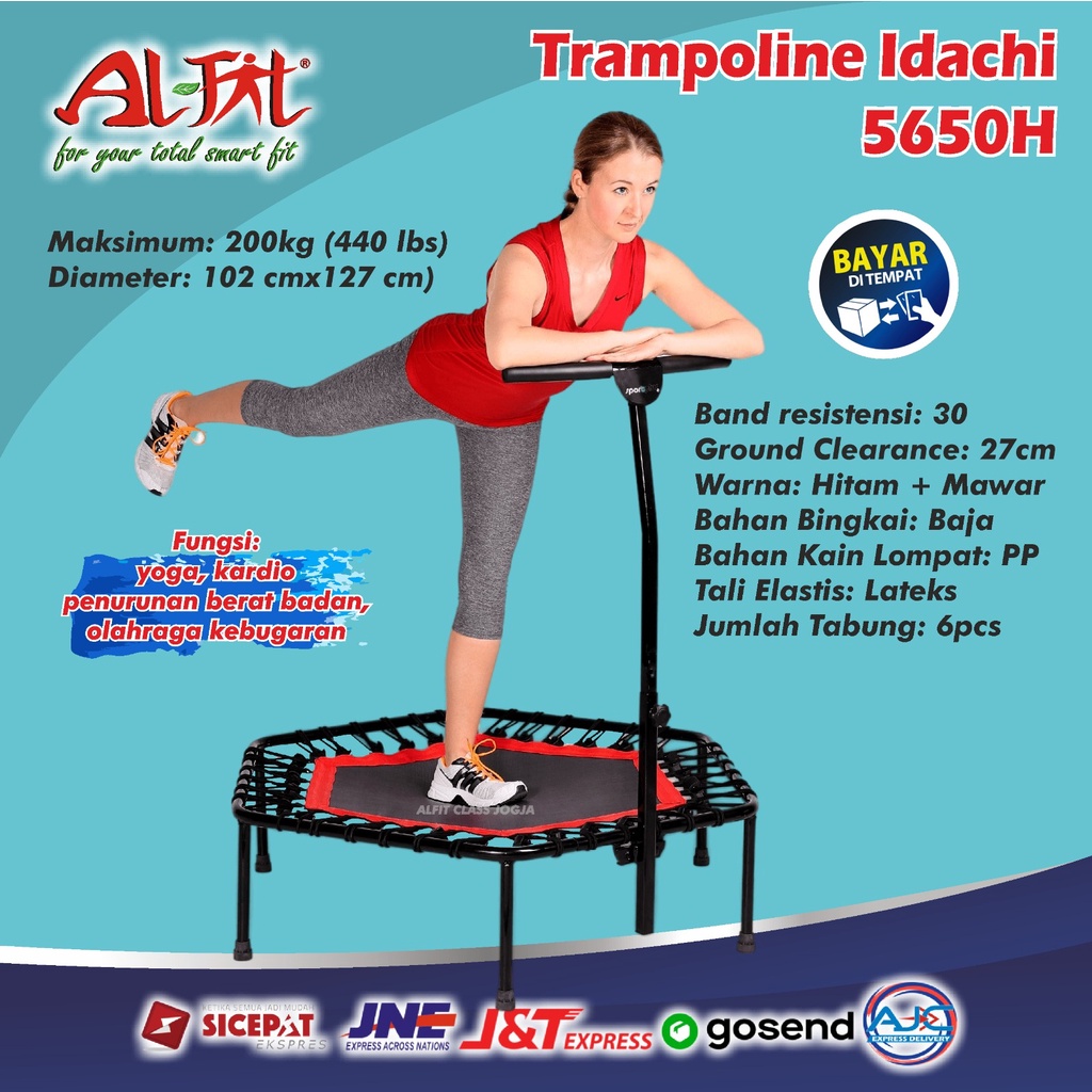 Jual Alat Olahraga Gym Alat FitnessRumah Trampoline Dewasa Trampolin | Shopee Indonesia