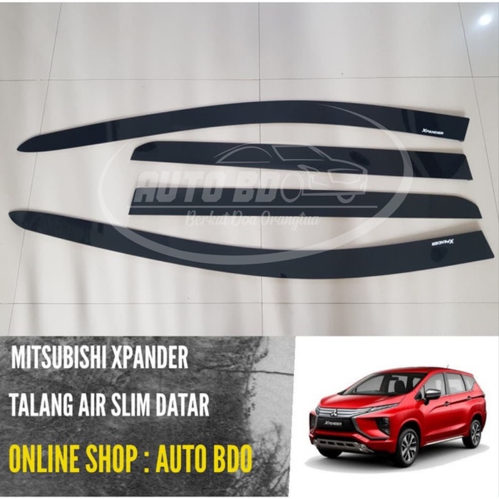 Jual Talang Air Xpander Slim Datar Flat Like Ori | Shopee Indonesia