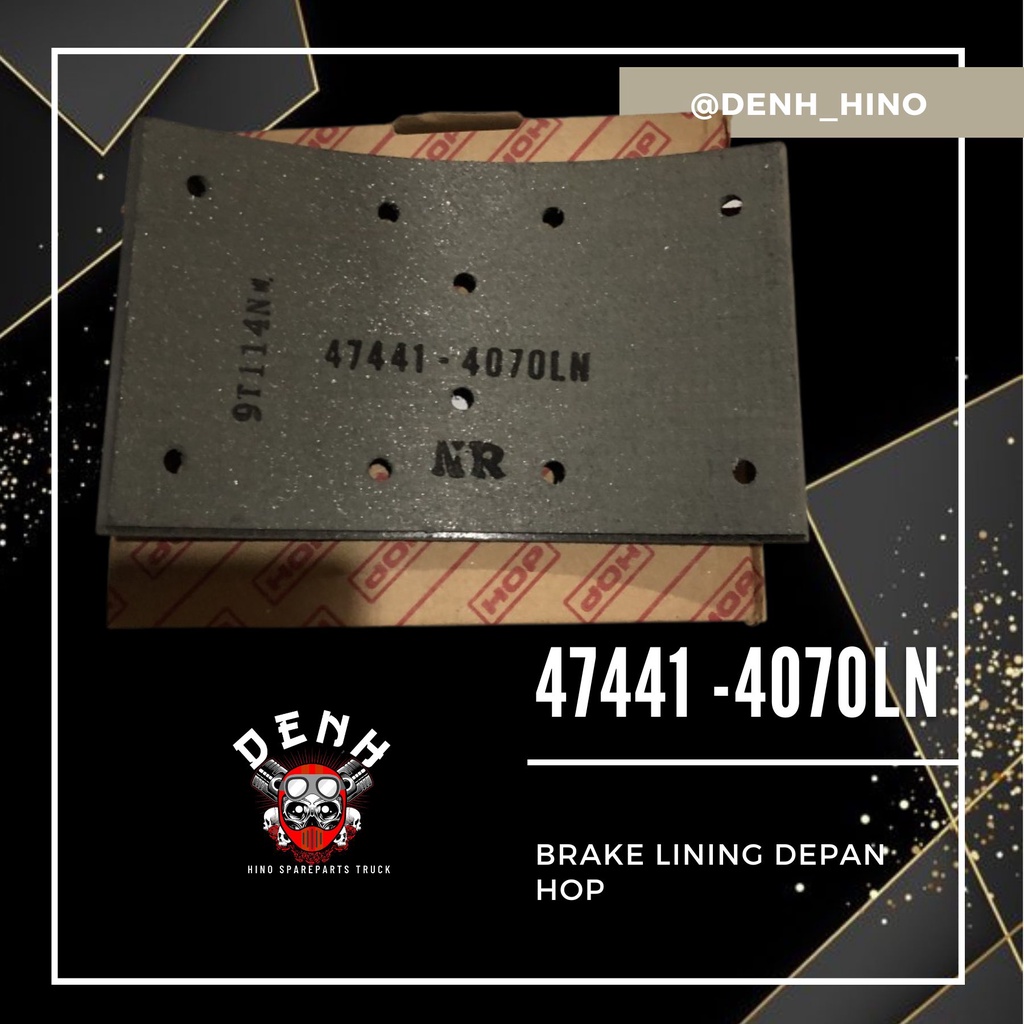 Jual 47441 - 4070LN Brake Lining Depan HOP | Shopee Indonesia