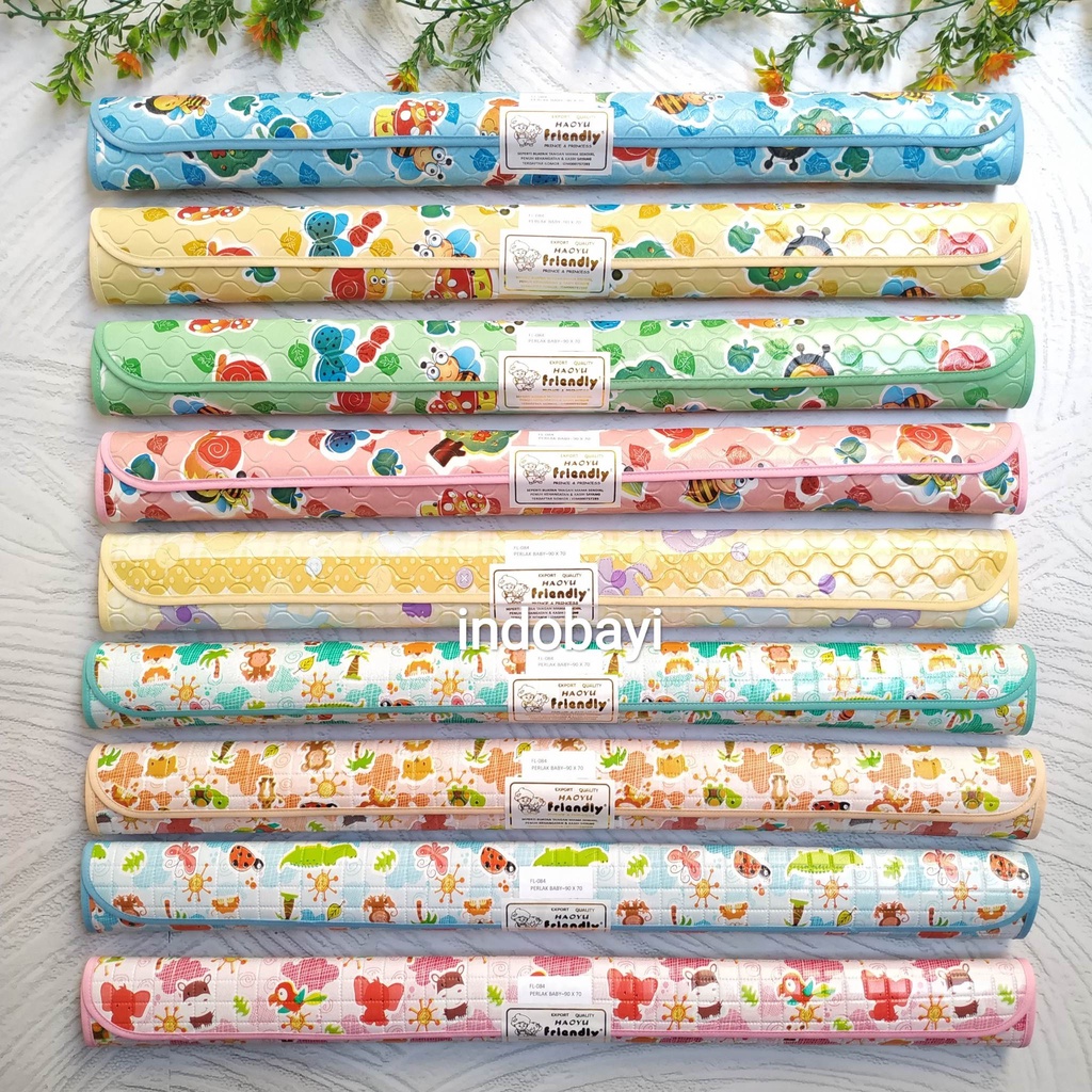 Jual INDOBAYI Perlak Friendly Polos Motif uk 90*70cm dan 70 x 57cm ...