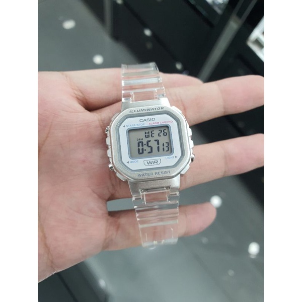 Jual Jam Tangan Casio Wanita LA-20WHS-7A Putih Original la20 | Shopee Indonesia