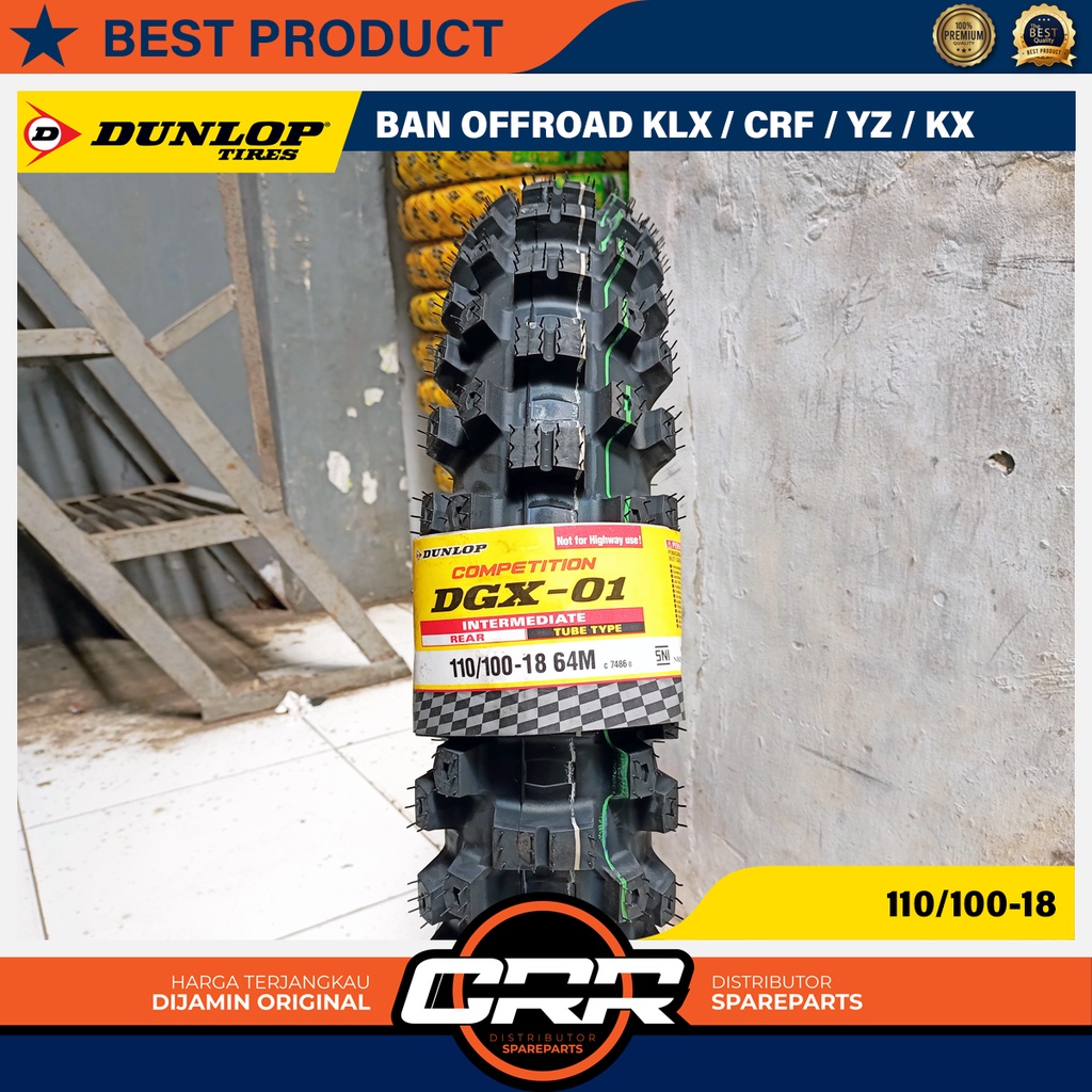 Jual Ban Luar Trail Ban Cross CRF Rally KLX WR155 DUNLOP DGX 01 RING 18 ...