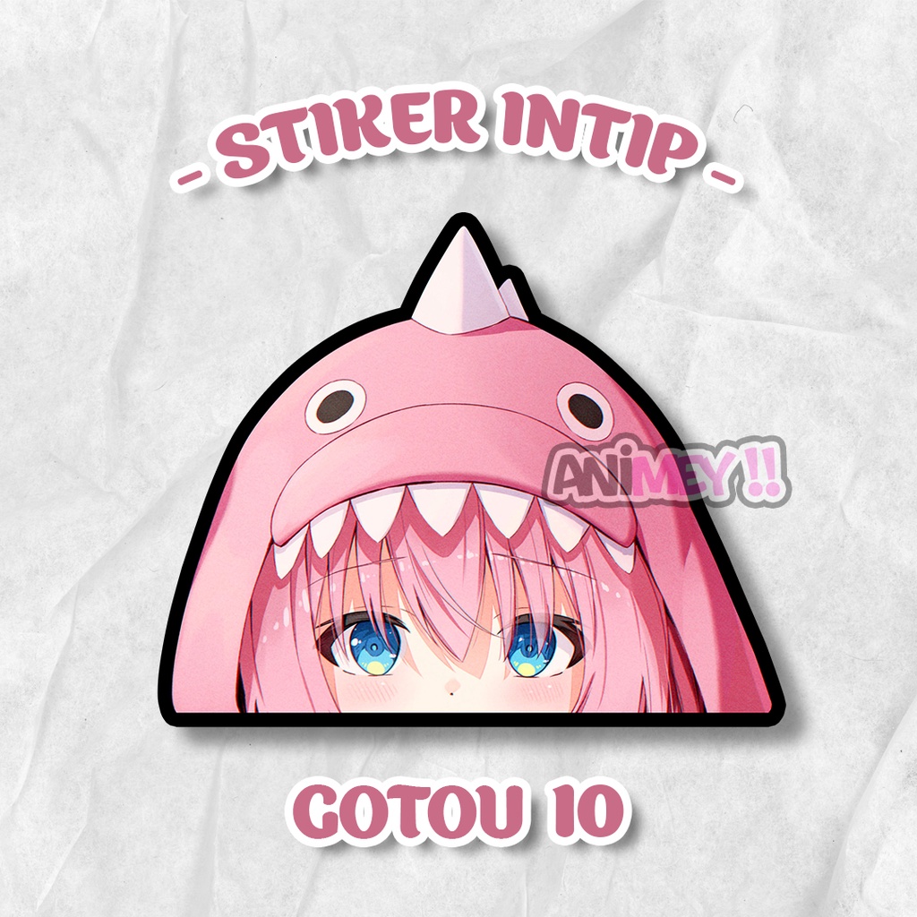 Jual Stiker Intip Gotou Hitori Bocchi The Rock / Sticker Anime ...