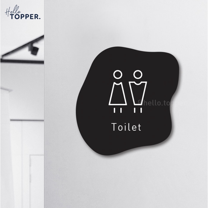 Jual Murah Toilet Sign Board Akrilik Print Signage Acrylic Petunjuk ...