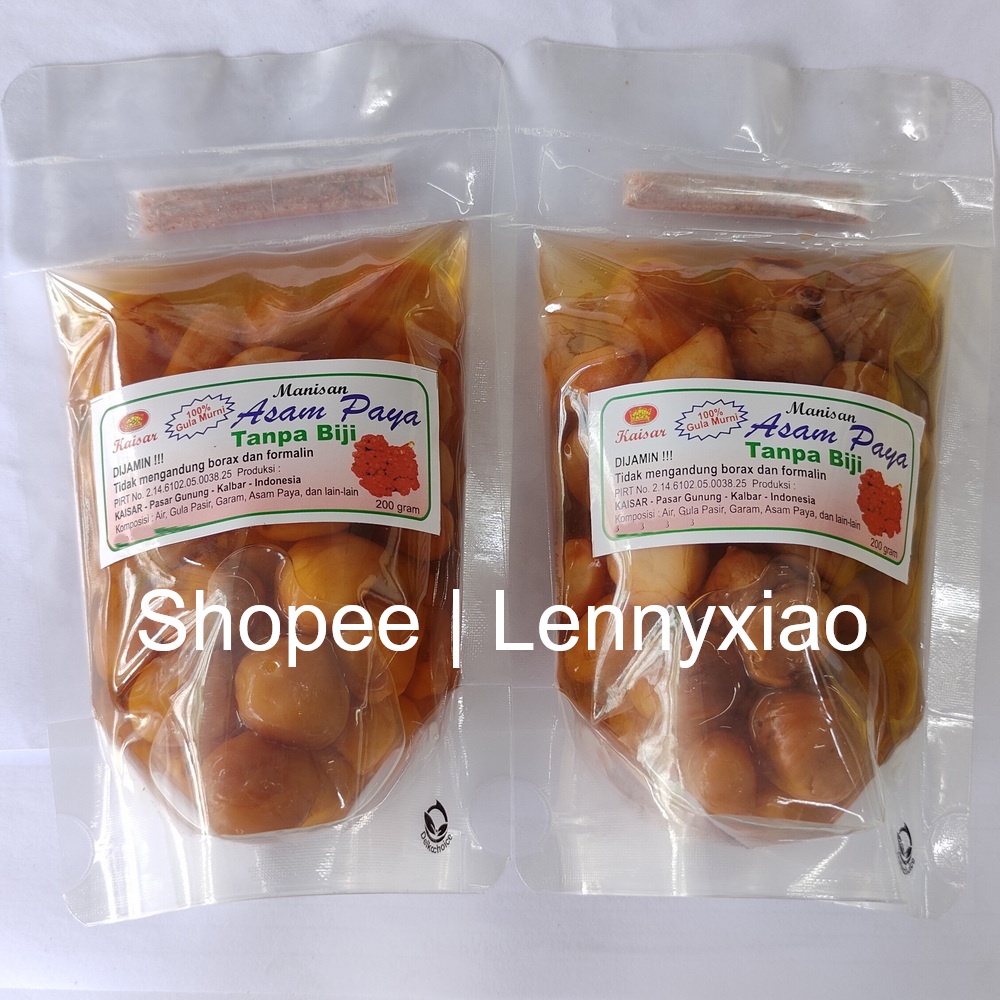 Jual Manisan Asam Paya Basah Kelubi Rendam Atapson Atap Son Atapseng ...