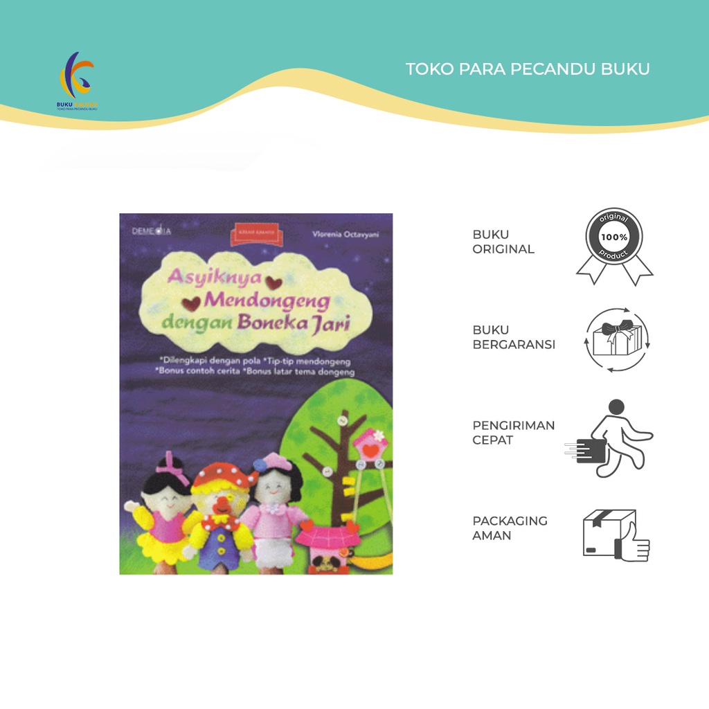 Jual Buku Anak - Asyiknya Mendongeng Dengan Boneka Jari (Bonus ...