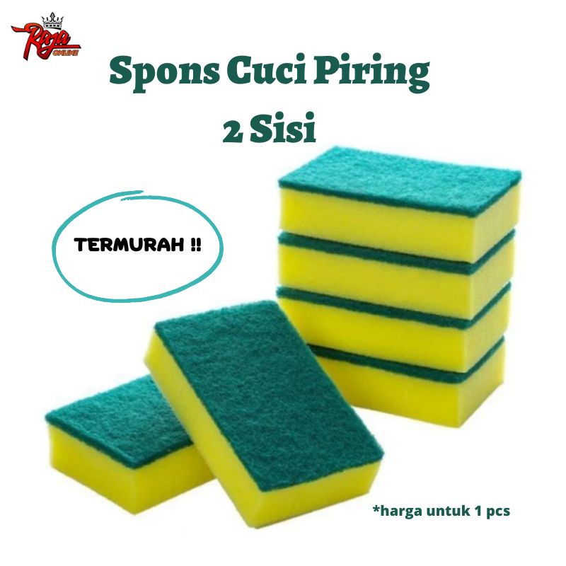 Jual SPONS - Spons Cuci Piring Busa Cuci Piring Spons 2 sisi | Shopee ...