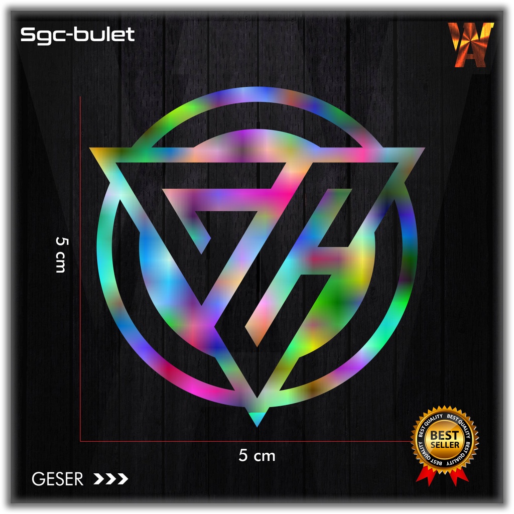 Jual Cutting Sticker gc 2 logo Hologram VIral | Shopee Indonesia