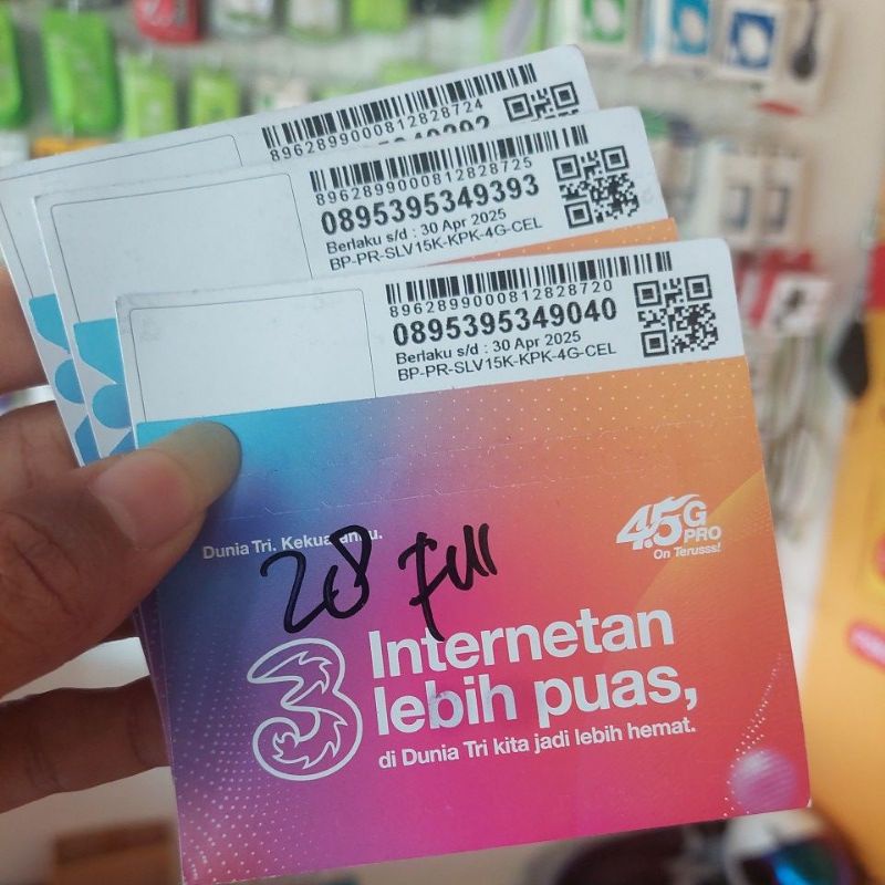 Jual PERDANA 3/TRI/TRHEE HAPPY 28GB FULL 24 JAM (New Produk) | Shopee ...