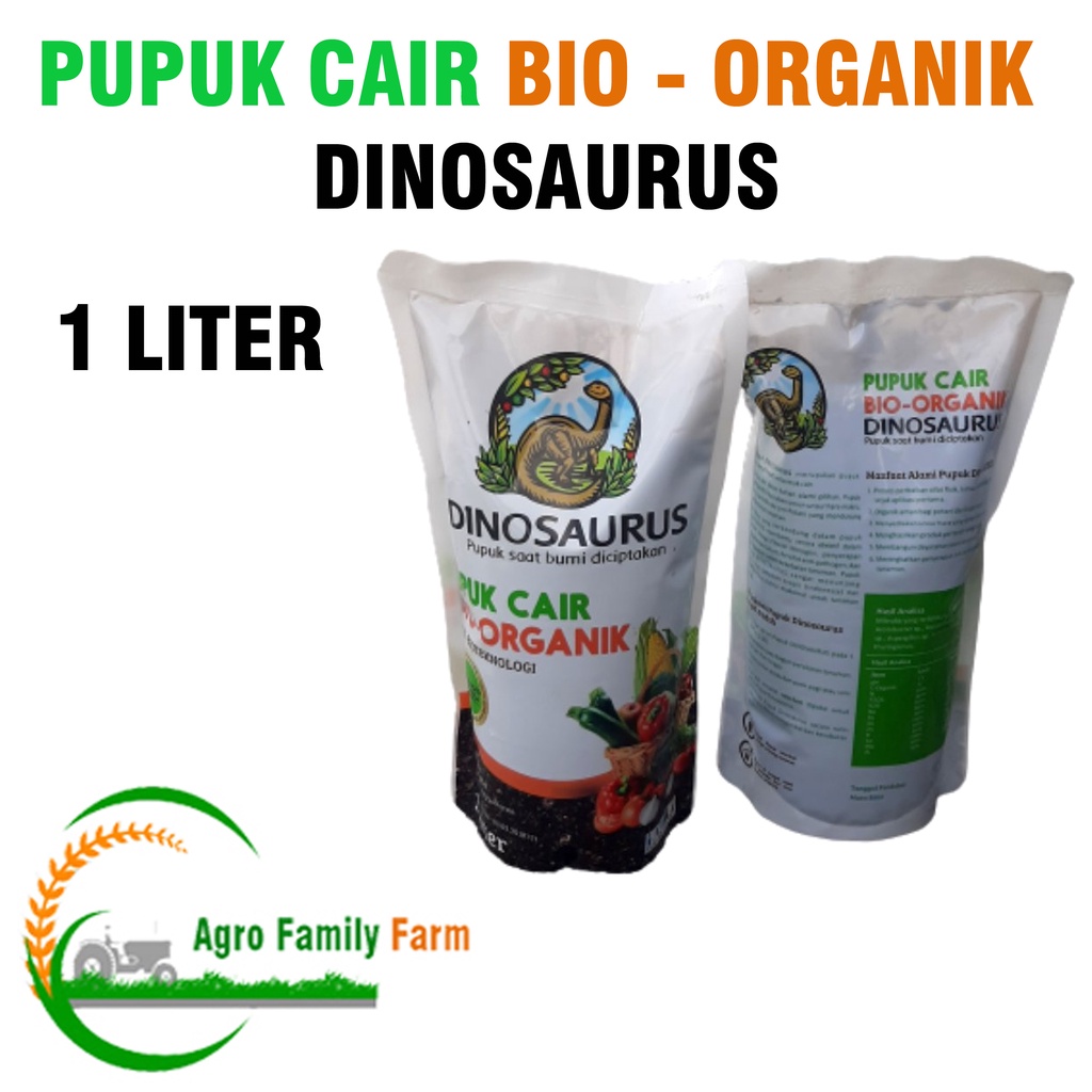 Jual Pupuk Cair Bio Organik Dinosaurus 1 liter | Shopee Indonesia