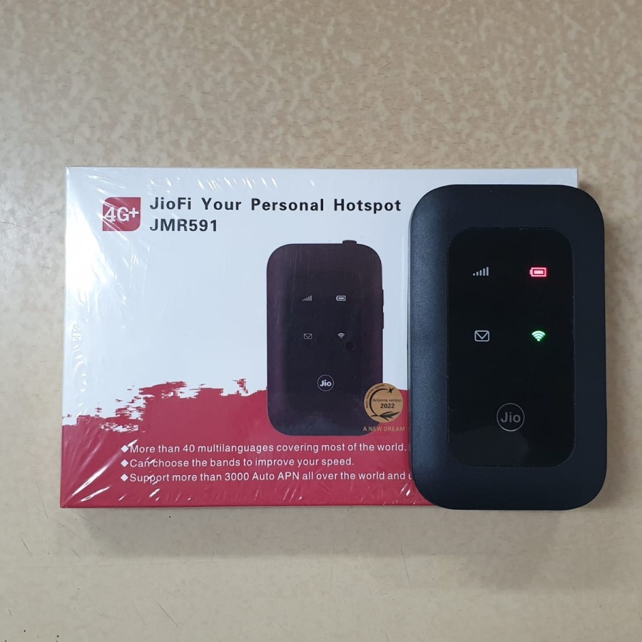 Jual MODEM WIFI JIO JMR591 MIFI ROUTER SPEED 4G LTE (UNLOCK) | Shopee ...