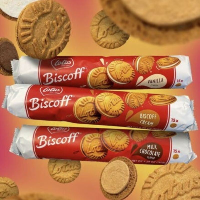 Jual Lotus Biscoff Sandwich Biscuits Cookies 150 gr BPOM | Shopee Indonesia