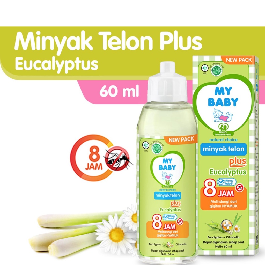 Jual My Baby Minyak Telon Plus Eucalyptus 60 mL | Shopee Indonesia