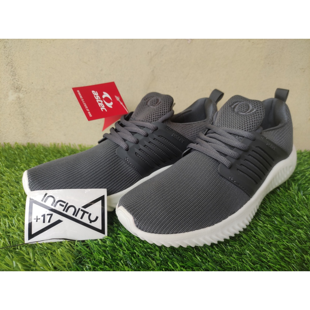 Jual Astec Aldra Running Stone Grey Men - Sepatu Lari Astec - 100% ...