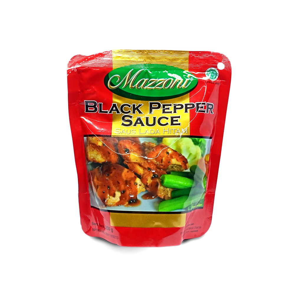 Jual MAZZONI SAUS LADA HITAM 250 GR | Shopee Indonesia