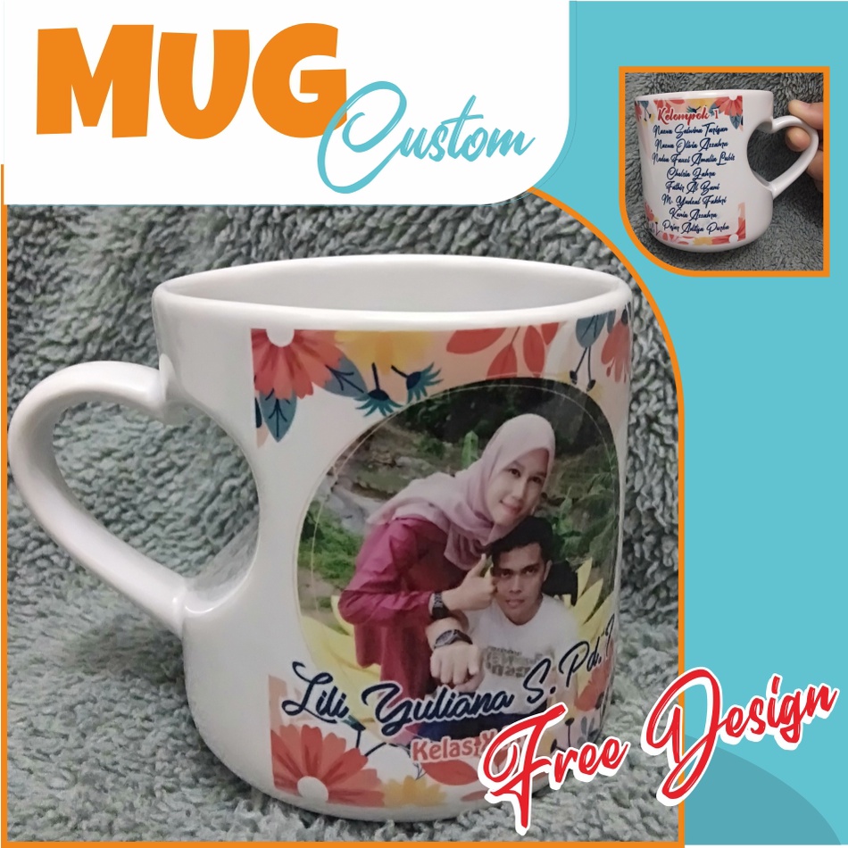 Jual 𝗠𝗨𝗚 𝗖𝗨𝗦𝗧𝗢𝗠 𝗛𝗔𝗦𝗜𝗟 𝗧𝗔𝗝𝗔𝗠 II Mug Couple/Souvenir Wisuda/Toko/Lebaran ...