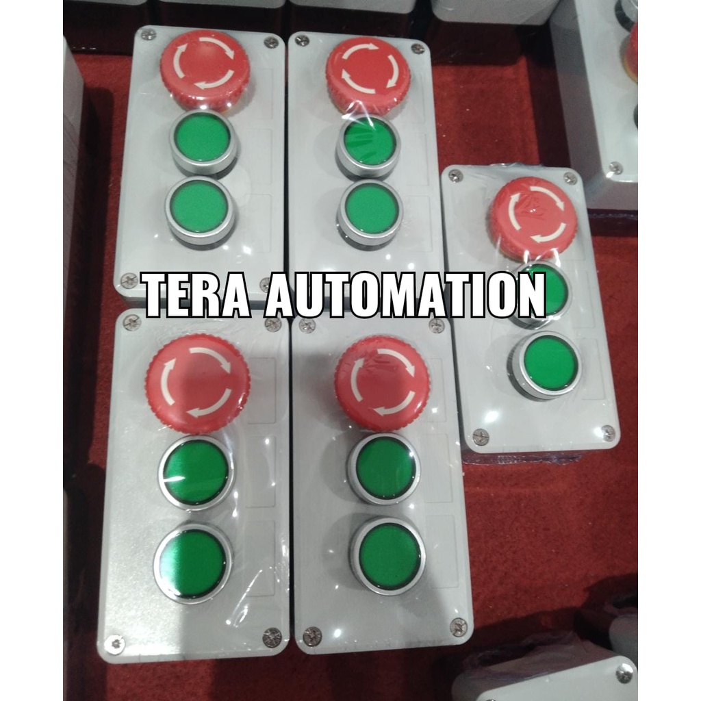 Jual Push Button Switch Box Momentary Green Switches and Emergency Stop ... Jual Push Button Switch Box Momentary Green Switches and Emergency Stop ...