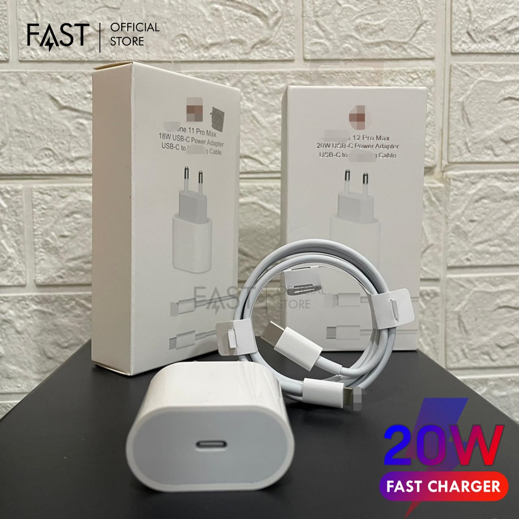 Jual CHARGER 20W FAST CHARGING ORIGINAL USB C | Shopee Indonesia