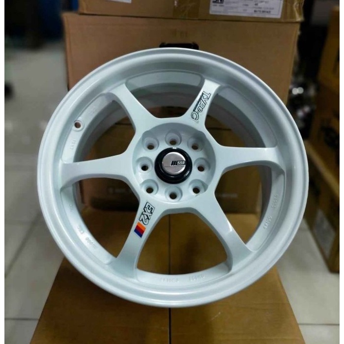 Jual Velg mobil ssr type c r16 lebar 7 pcd 4x100-114,3 et42 white velg racing mobil ring 16 ...
