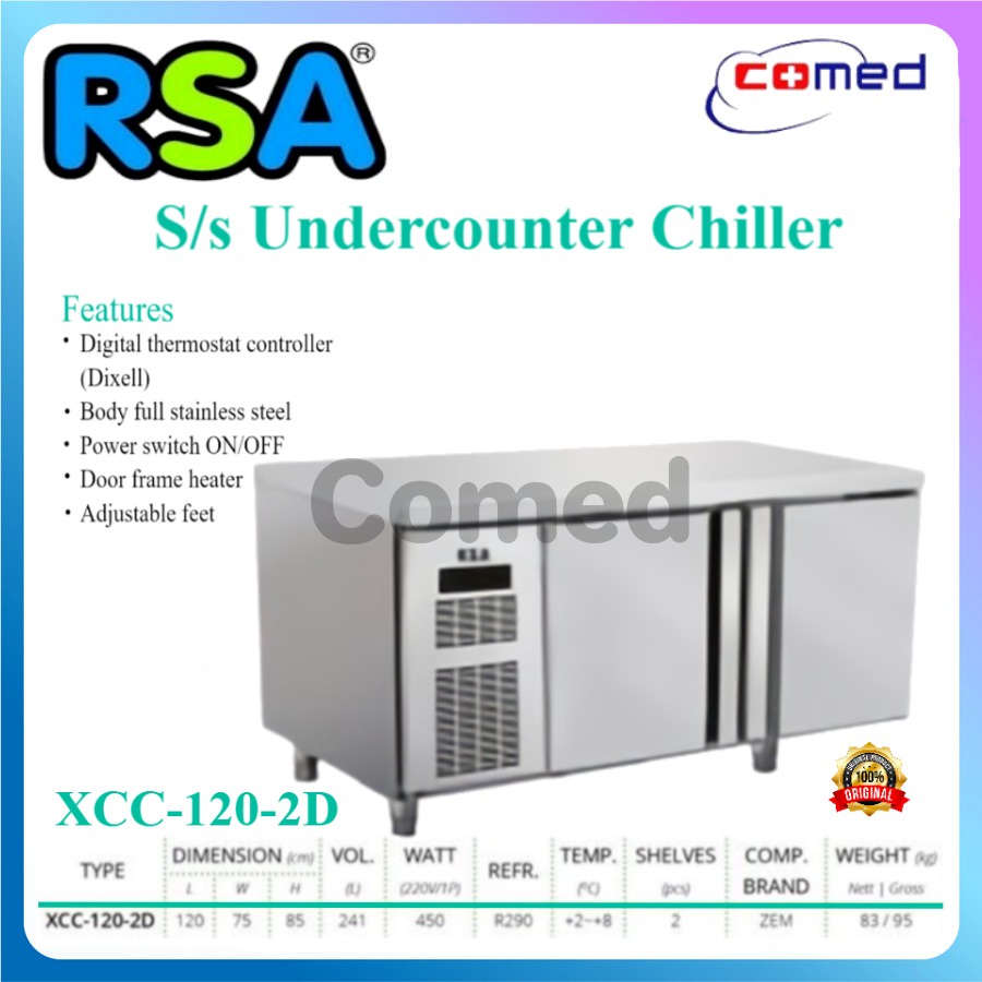 Jual RSA XCC-120-2D XCC-150-2D XCC-180-3D UNDERCOUNTER CHILLER/Kulkas ...