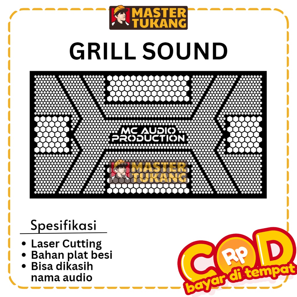 Jual Grill Sound Costum Ukuran Dan Desain (BAYAR DITEMPAT) | Shopee ...
