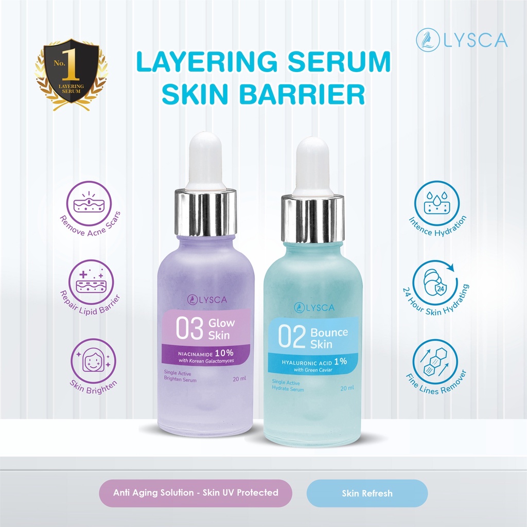 Jual LYSCA Layering Single Active Serum SKIN BARRIER | Shopee Indonesia