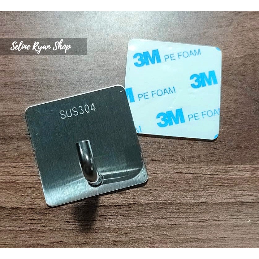 Jual Gantungan Tempelan Dinding Kotak Stainless Steel | Shopee Indonesia