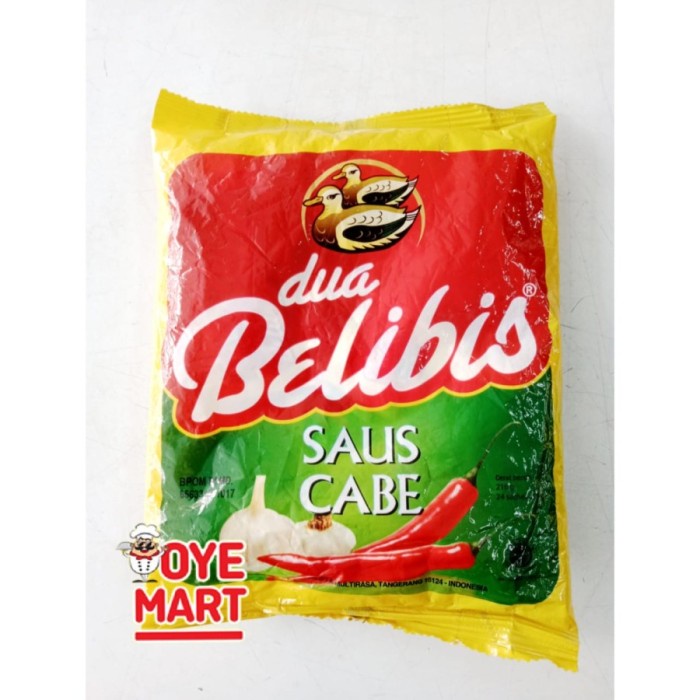 Jual DUA BELIBIS SAUS CABE SACHET 24X9GR / SAOS CABE SACHET 216GR ...