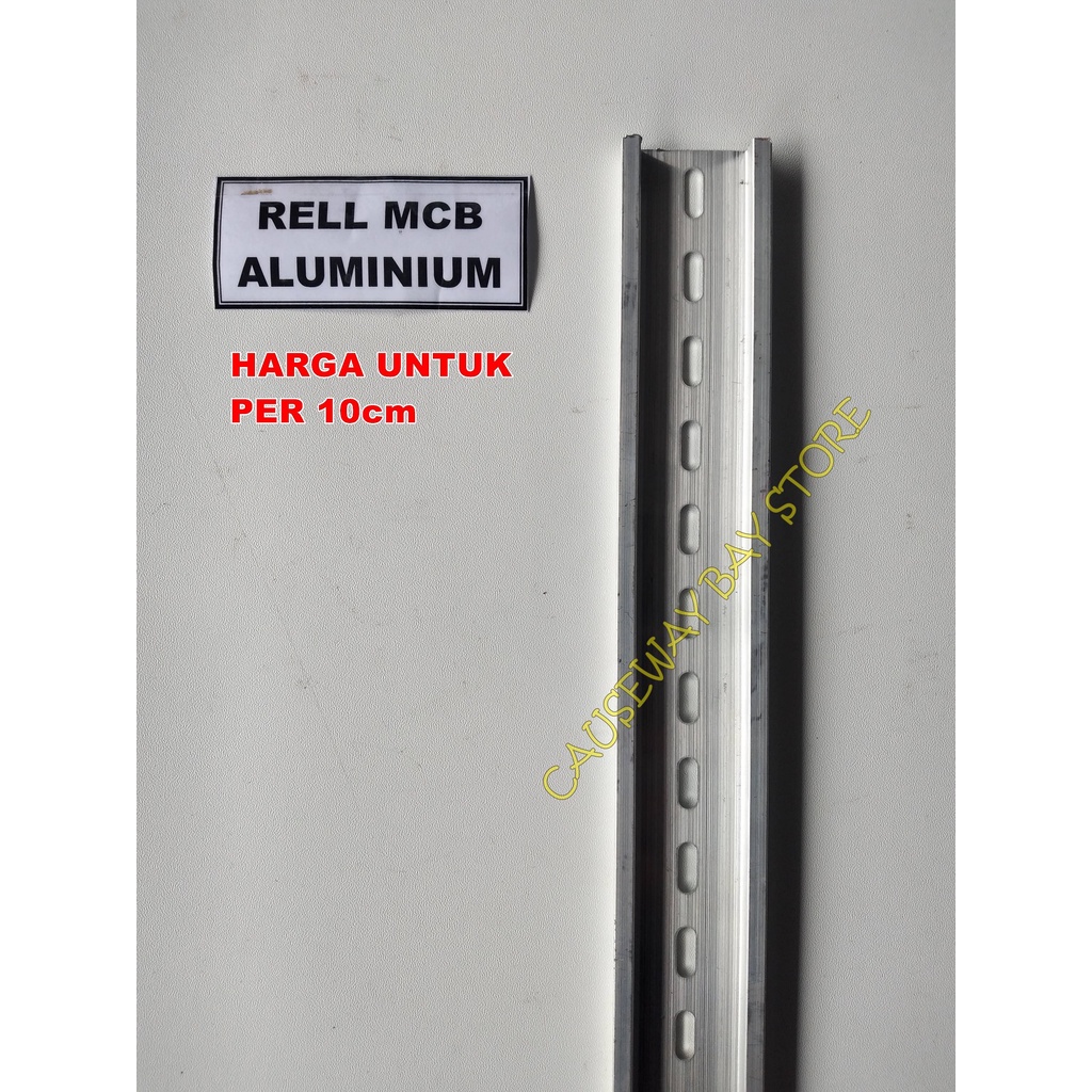 Jual REL MCB ALUMINIUM (PANJANG 10 CM) | Shopee Indonesia