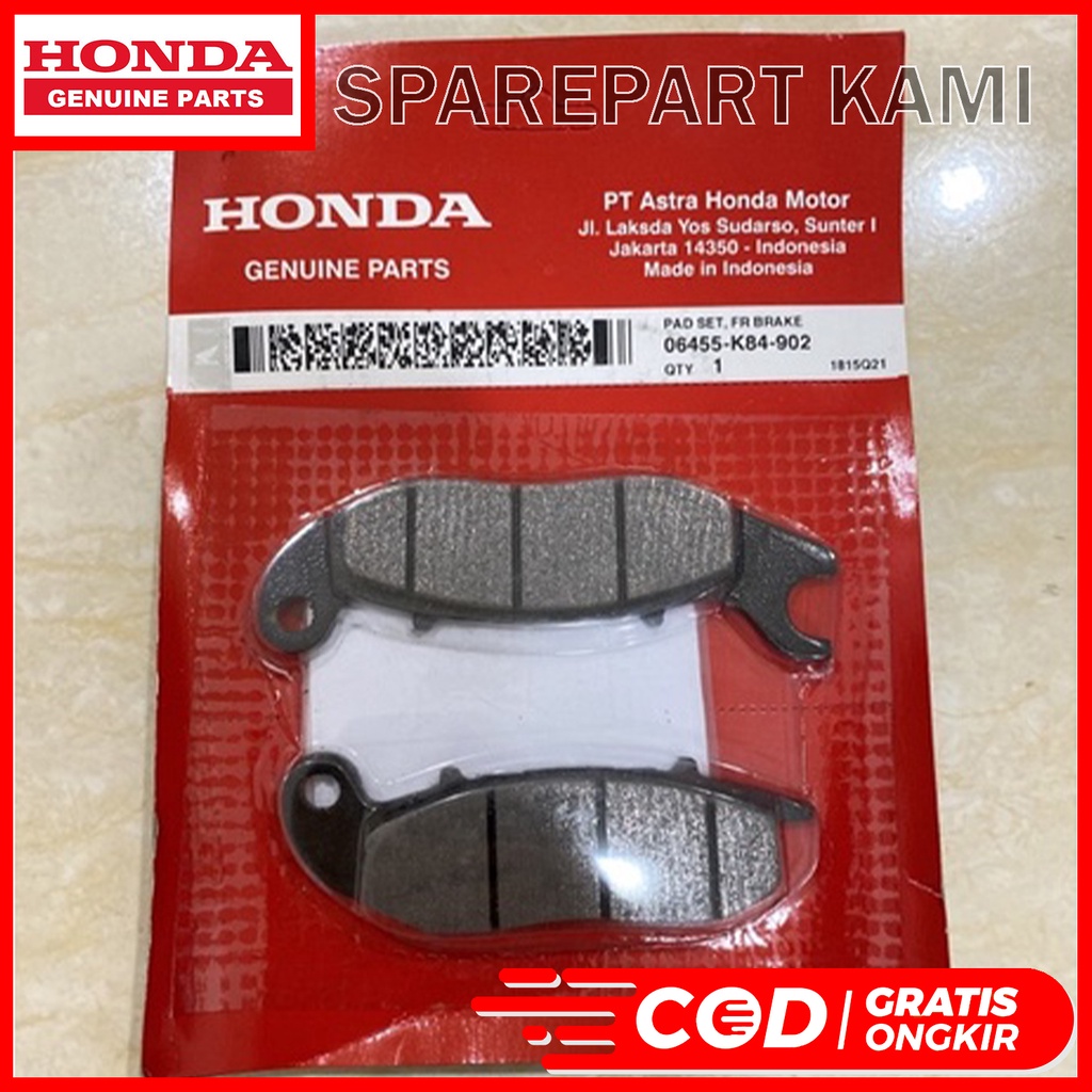 Jual DISPAD KAMPAS REM CAKRAM DEPAN ADV 150 160 ABS CRF 150 PCX 150 ABS PCX 160 ABS WR 155 WR115 ...