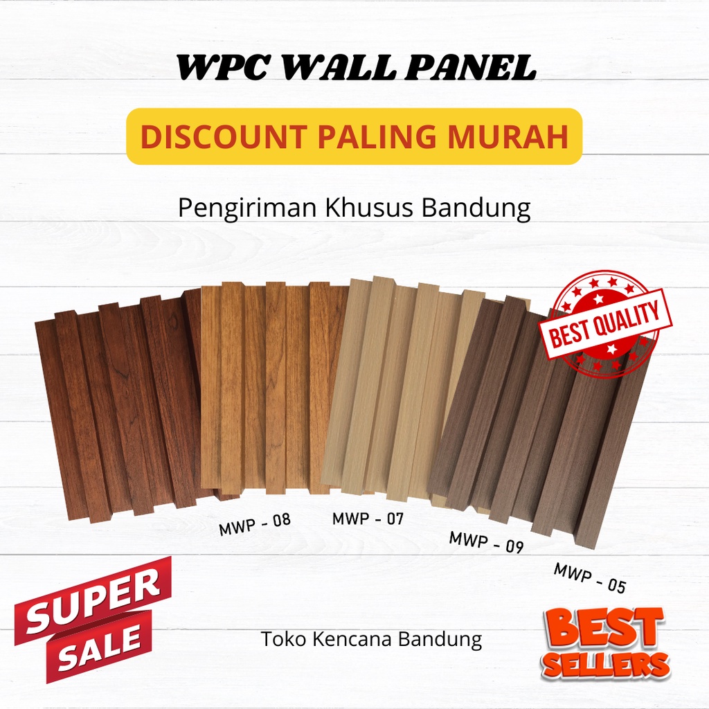 Jual wpc wall panel interior dinding mwp - khusus kiriman bandung ...