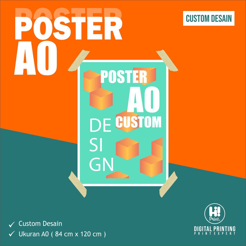 Jual Cetak Poster A0 Custom Design | Shopee Indonesia